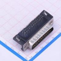 China Nextron Z SUBHRFM707A022 D Sub HR Type Female Connector with Black PBT Insulator and Hex Screw Mount for sale