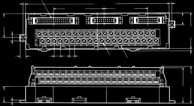 China Position Control Terminal Blocks Omron XW2B-80J7-1A for Easy Wiring and Signal Control in Industrial for sale