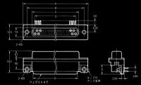 China Shielded D-sub Connector OMRON XM3B-2522-502 Offering Superior EMI Noise Protection and RoHS Compliance for sale