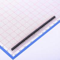 China Durable Double Row 2.54mm Pitch Pin Header Nextron 211-4011-0021-001 with UL94V0 Polyester Insulator for sale