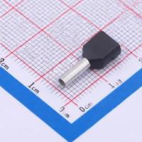 China Flexible wire cold pressed ferrule black max 1.5 mm cross section Phoenix Contact AI TWIN 2X 1 5 8 BK for sale
