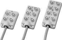 China sensor cable connectors OMRON XS2R-D426-1 with PVC PUR polyethylene cables and gold plated contacts for sale