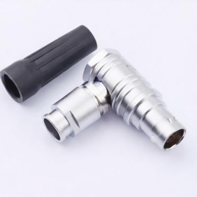 China QianHai Joying FHG.2B.304.CLAD JY right angle plug featuring compact design and vibration resistance for sale
