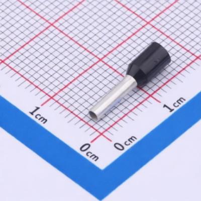 China black tin plated copper ferrule Phoenix Contact AI 1 5 8 BK for flexible wire connections up to 1.5 mm for sale