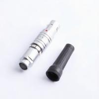 China QianHai Joying FGG.1B.305.CLAD JY connector plug featuring pearl chrome plated copper alloy shell and PPS insulator for sale