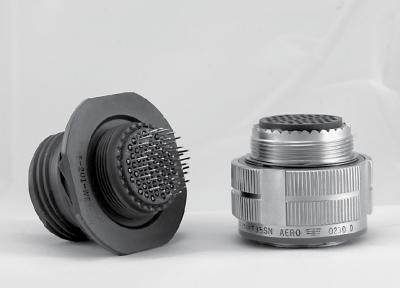 China Robust OSRAM D38999/20FJ19PA connector with one turn self locking coupling system and firewall capability for sale