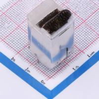 China single port RJ45 connector PULSE JXD2-0Z10NL with phosphor bronze contacts and thermoplastic housing for sale