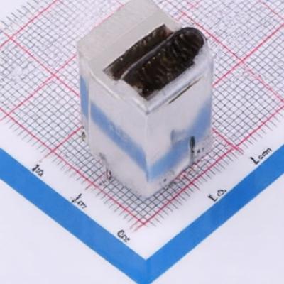 China single port RJ45 connector PULSE JXD2-0Z10NL with phosphor bronze contacts and thermoplastic housing for sale