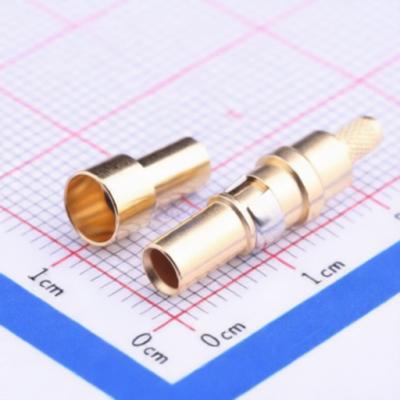China Gold plated copper alloy axial pin for coaxial cables RG174U RG188AU RG316U Phoenix Contact 1676802 for sale