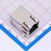 China Surface Mount RJ45 Connector 1x1 Pulse J3011G21DNL with Phosphor Bronze Contacts and Tin Matte Finish for sale