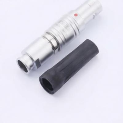 China QianHai Joying FGG.0B.306.CLAD JY plug with copper alloy plated pearl chromium shell and gold pin core for sale