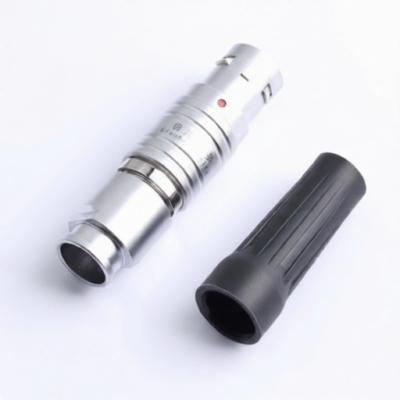 China indoor connector QianHai Joying FGG.2B.302.CLAD JY with copper alloy shell and gold plated pins for sale