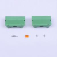 China 16 position cable housing with 381 mm pitch Phoenix Contact 1834482 green color electrical connector for sale