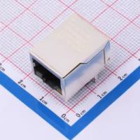 China 1x1 Tab DOWN RJ45 Connector PULSE J00-0045NL Suitable for LAN on Motherboard Hub and Switch Applications for sale