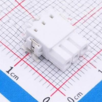 China White color 3 position PCB connector rated 250 volt Phoenix Contact 1815206 with tin contact surface for sale