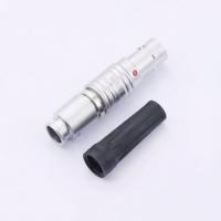China Copper alloy shell pearl chrome plated QianHai Joying FGG.0B.302.CLAD JY plug with gold plated pin core for sale