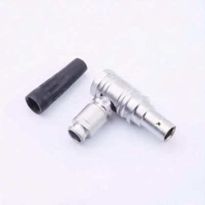 China QianHai Joying FHG0B305CLADJY plug with copper alloy gold plated pins and Type D cable clamp accessory for sale