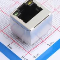 China Network Connector RCH RC00130 Featuring 180 Degree Angle and Green Yellow LED for Electronic Devices for sale