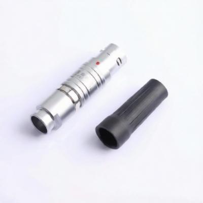 China QianHai Joying FGG.2B.316.CLAD JY plug with gold plated pins and durable pearl chrome plated shell for sale