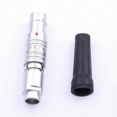 China QianHai Joying FGG.1B.304.CLAD JY industrial 1B FGG plug with pearl chrome plated copper alloy shell for sale