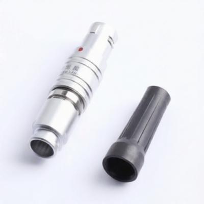 China Industrial 1B FGG plug with D type cable clamp compatibility QianHai Joying FGG.1B.302.CLAD JY model for sale