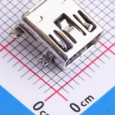 China Hot Pluggable Mini USB 2.0 Connector Samtec MUSB-05-F-AB-SM-A with Bulk Packaging and RoHS Compliance for sale