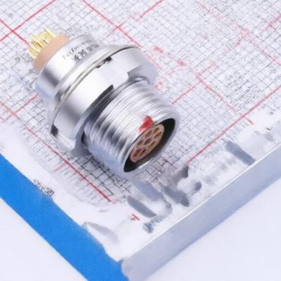 China QianHai Joying EEG.1B.308.CLL JY electrical connector with durable copper alloy and gold plated pins for sale