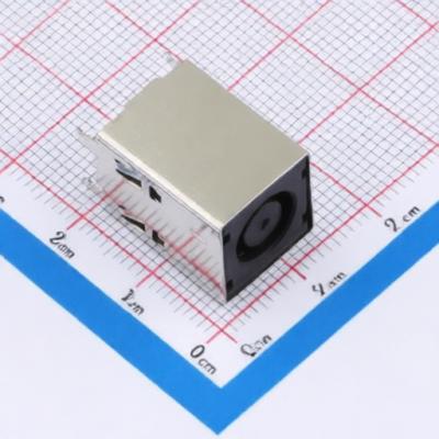China vertical plug in DC power jack SAMZO 9CL9174BEMA featuring horizontal mounting and precise dimensions for sale