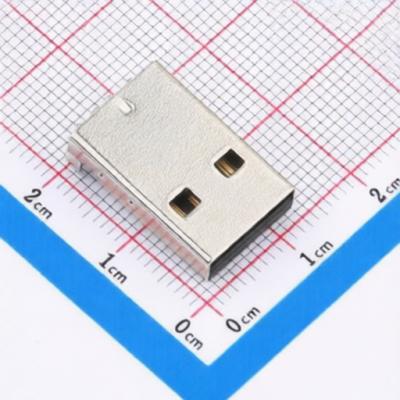 China Standard USB 2.0 connectors Samtec USB-AM-S-S-B-TH featuring high temperature thermoplastic insulator and connectivity for sale