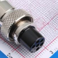 China 06 pin female aviation connector SAMZO GX12-FH-06-A-A designed for electronic switch and connector for sale