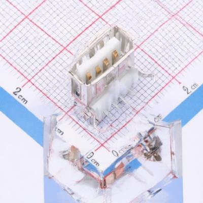 China Industrial samtec usb a s f w th usb connectors with phosphor bronze contacts and gold flash plating for sale