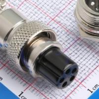 China Aviation connector SAMZO GX12-FH-05-A-A female port 05 pin configuration ideal for electronic assemblies for sale
