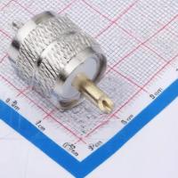 China UHF Coaxial RF Connector SAMZO UHF-J-320-L0-N with 50 Ohm Impedance and 300 Gigahertz Frequency Range for sale