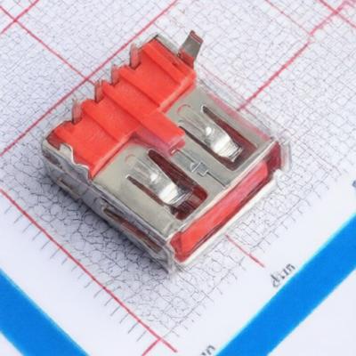 China USB 2 0 Connector Samtec USBR A S F O TH Featuring Gold Plated Contacts and Nickel Shell Protection for sale