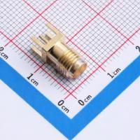 China Coaxial RF Antenna Socket SAMZO SMA-KE-135-L4-3 Brass Body Gold Plated PTFE Insulator Connector for sale
