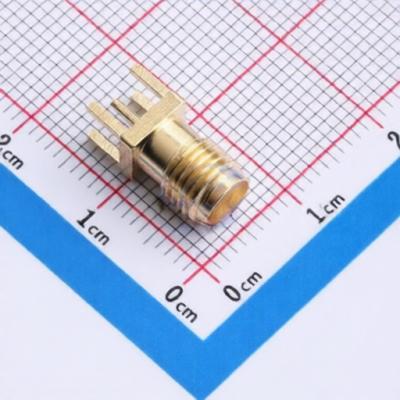 China Coaxial RF Antenna Socket SAMZO SMA-KE-135-L4-3 Brass Body Gold Plated PTFE Insulator Connector for sale