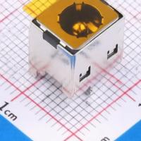China DC power jack vertical mount with conventional flared opening and 2.5mm needle diameter SAMZO 9CL4116BEGA for sale