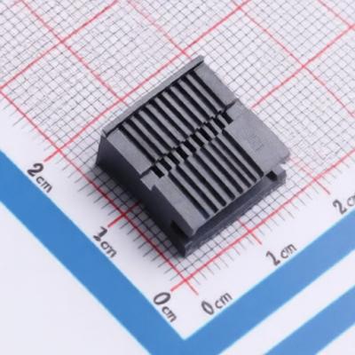China Discrete wire component Samtec TSDF-10-D-S with gold plated contacts and black LCP insulator material for sale