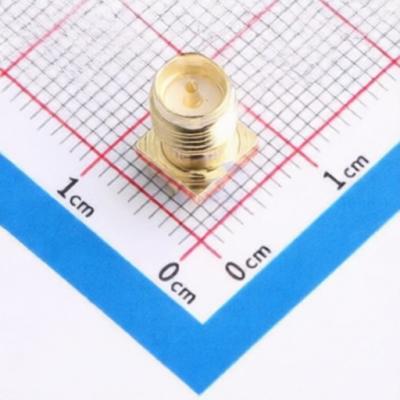 China SMA Coaxial RF Connector SAMZO SMA-KE-117-E4-1 Surface Mount Type with 11.75mm Body Length and 4 Pin Offset for sale