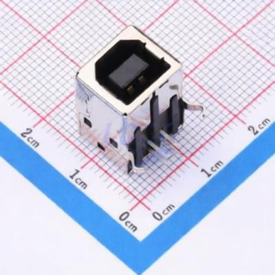 China High Retention Samtec USB-B-S-F-B-TH USB 2.0 Connector Rated for 1500 Cycles and Bulk Packaging Options for sale