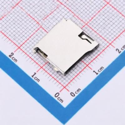China TF card external welding connector SHETIME TFW11-S1F1-2000-A with SUS201 shell and UL498 certification for sale