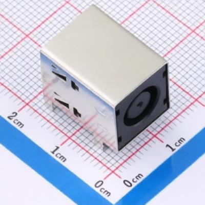 China Horizontal plug-in dc power jack with conventional flared opening and 9 pin setup SAMZO 9CW9170BEMA for sale