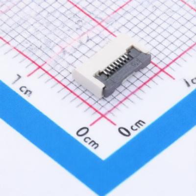 China Durable SHOU HAN 0.5-8P XJH2.0 043 0.5 mm pitch FPC FFC connector suitable for 0.3 mm thick flat cables for sale