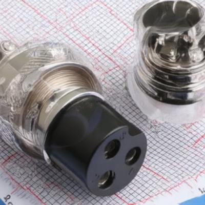 China Certified Female Aviation Connector SAMZO GX20-FH-03-A-A with 03 Pin Layout and SVHC ROHS Compliance for sale