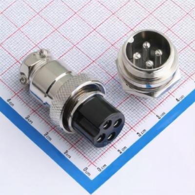 China Durable industrial female connector SAMZO GX20-FH-04-A-A 4 pin aviation electronic switch connector for sale