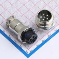 China 6 pin female aviation connector SAMZO GX20-FH-06-A-A part of GX20 series for electronic connections for sale