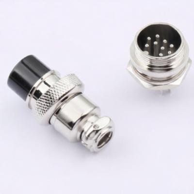 China 09 pin female connector SAMZO GX20-FH-09-A-A designed for aviation and electronic switch applications for sale