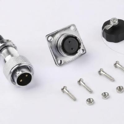 China electronic switch connector SAMZO WS16-TZ-02-V-PS featuring zinc chrome plated housing and silicone rubber seal for sale
