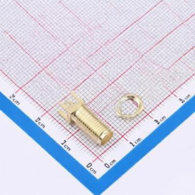 China Coaxial RF Connector with 4 Pin Straight Design PCB Mount 16.5mm Length SAMZO SMA KE 165 L4 0 for sale