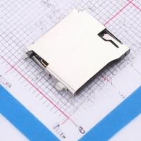 China T-Flash Connector SHETIME TFW11-N1S1-2000-A External Welding Card Holder with UL498 and RoHS Compliance for sale